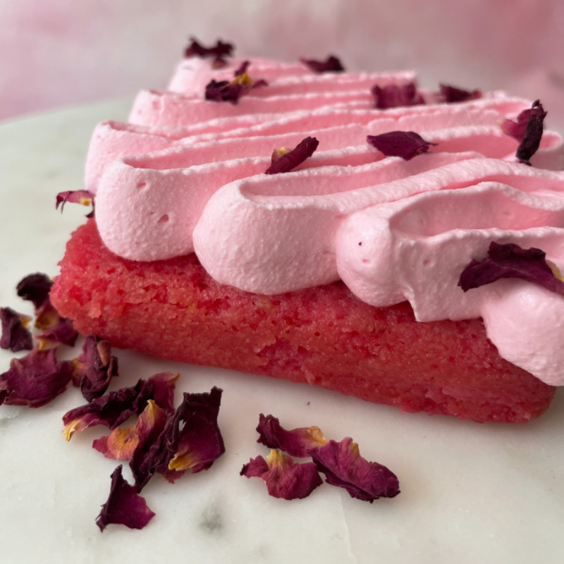 Rose Tres Leches | 100% Eggless – Dream a Dozen